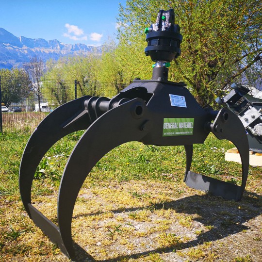 Grappin forestier avec ROTOR