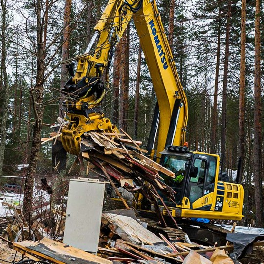 Grappin forestier VAHVA à pointes pour bois énergie - general materiel